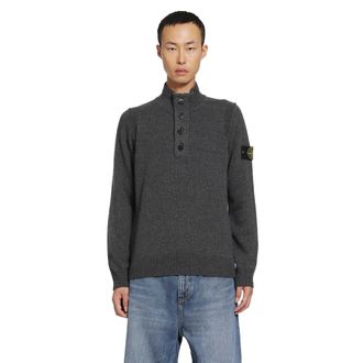 Stone Island 5100040 Lambswool Half-Zip Jumper