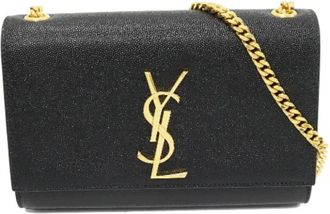 Saint Laurent Sac bandouli&egrave;re en cuir Pre-owned - Femme - Pre-owned - Noir - Taille: ONE Size