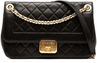 Chanel Hobo Bags - Large Lambskin Chic With Me Flap - Gr. unisize - in Schwarz - für Damen