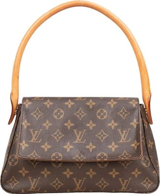 Louis Vuitton Crossbody Bags - Louis Vuitton Canvas Monogram Looping PM Shoulder - Gr. unisize - in Braun - f&uuml;r Damen