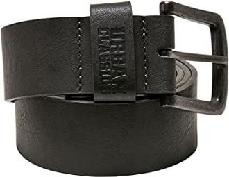 Urban Classics Mixte Leather Imitation Belt Ceinture, Darkgrey, S EU