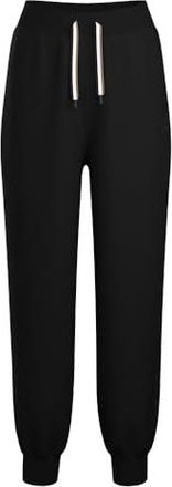 BOSS CP Stripe_Pants Cuff Pantalon de d&eacute;tente, Black, XS Women