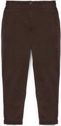 Fiorella Rubino Femme, Pantalons, Brun, Taille: 48 FR Cotton Balloon Pants