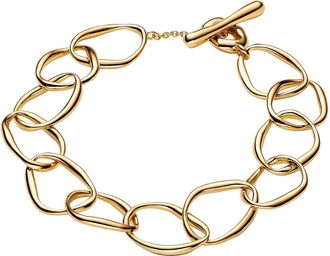 Pandora Organisch Geformtes Gliederarmband mit 14 Karat Vergoldung, aus der Essence Kollektion, Länge: 20 cm, 563864C00-2