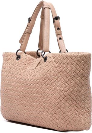 Bottega Veneta Shopper - Large Nappa Intrecciato Capri Tote - Gr. unisize - in Braun - f&uuml;r Damen