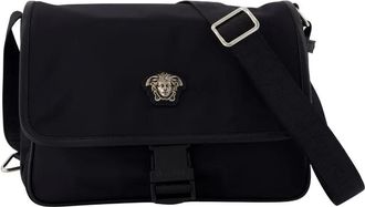 Versace Hobo Bags - Messenger Crossbody - Nylon - Black - Gr. unisize - in Schwarz - f&uuml;r Damen