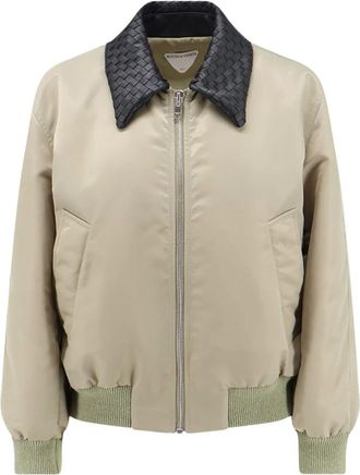 Bottega Veneta Blouson en nylon - Femme - Vestes - Beige - Taille: 34 FR