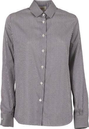 Mazzarelli Gestreiftes Hemd - Weiß