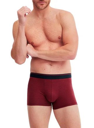 CALIDA Herren Unterw&auml;sche rot Baumwolle gestreift