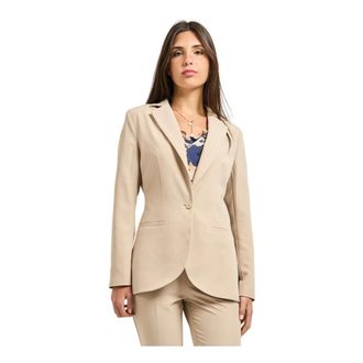 Yes-Zee YES Zee, Femme, Vestes, Brun, Taille: 42 FR Veste crois&eacute;e