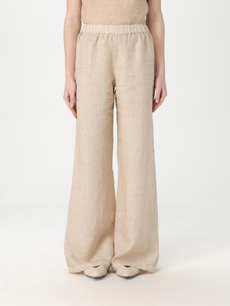 120% Lino Pantalon 120% LINO Femme couleur Beige