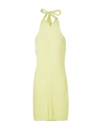 8 by YOOX CRINKLED HALTER MINI DRESS