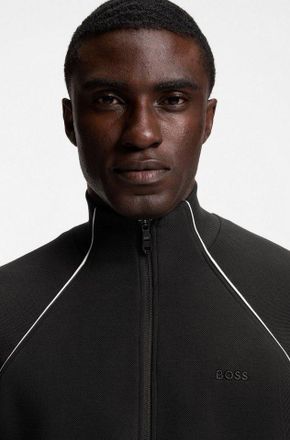 HUGO BOSS Sweatjacke Skaz mit Markenlabel