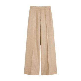 Max Mara Wide Hosen - - Trousers - Damen - Beige - 2XS