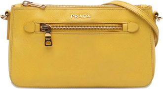 Prada sac à bandoulière Lux (2013-2025) - Jaune