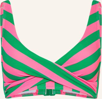 Watercult Watercult Bustier-Bikini-Top Stripe Energy rosa