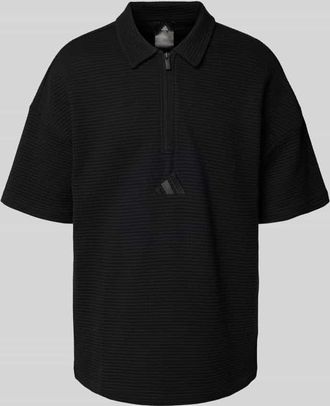 adidas Relaxed Fit Poloshirt mit Label-Stitching