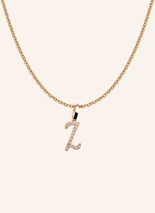 Cada Cada Kette Tiny Diamond Letter Z rosegold