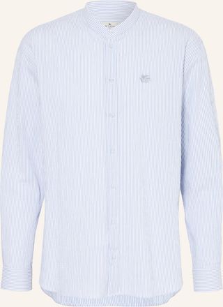 Etro Etro Hemd Comfort Fit Mit Stehkragen blau