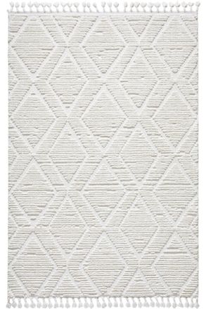 Novel Webteppich Skagen, Wei&szlig;, Textil, Boho, rechteckig, 160x230 cm, Oeko-Tex Standard 100, f&uuml;r Fu&szlig;bodenheizung geeignet, Teppiche & B&ouml;den, Teppiche, Modern