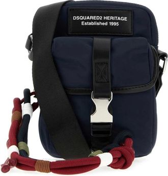 Dsquared2 Homme, Sacs, Bleu, Taille: ONE Size Heritage Shoulder Bag