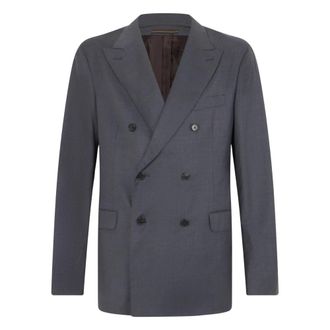 Slowear Zweireihiger Blazer - - Suits - Herren - Grau - L
