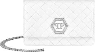Philipp Plein Nappa Leather Mini Shoulder Matelasse - Femme - Sacs - Blanc - Taille: ONE Size