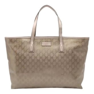 Gucci Pre-owned GG Imprime PVC Tote Bag - - Pre-owned - Damen - Beige - ONE SIZE