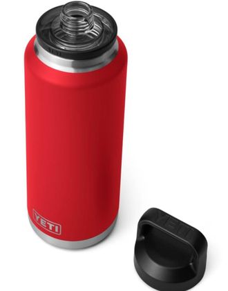 Yeti Rambler Flasche Mit Chug-Verschluss, Rescue Red, 46 oz (1,3 L)