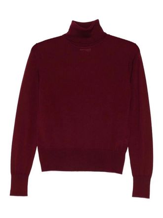 Forte_Forte Pull Col Roul&eacute; - Rouge Brun