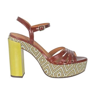 Chie Mihara Plateau-Sandalen aus Leder - - Shoes - Damen - Mehrfarbig - 40 EU