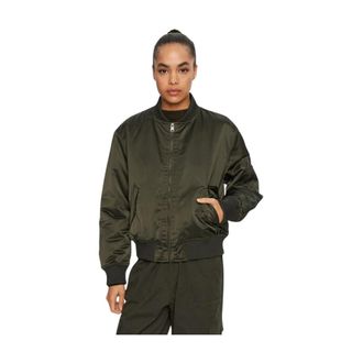 Champion Custom Fit Bomberjacke - - Jackets - Damen - Gr&uuml;n - S
