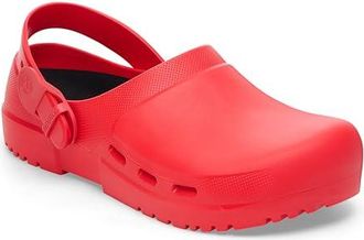 Birkenstock Birki Air 2.0 Sabots de travail antistatiques en polyuréthane avec trous daération Unisexe, Active Red., 44 EU