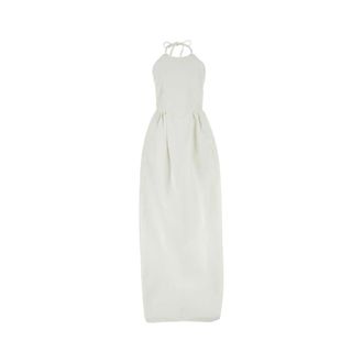Max Mara Europa Maxi Kleid - - Dresses - Damen - Wei&szlig; - XS