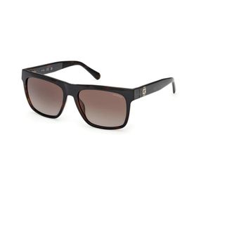 Guess Homme, Accessoires, Brun, Taille: 57 MM Lunettes de soleil carrées