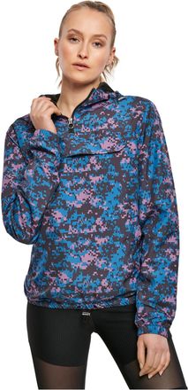 Urban Classics Ladies Camo Pull Over Jacket digital duskviolet camo S