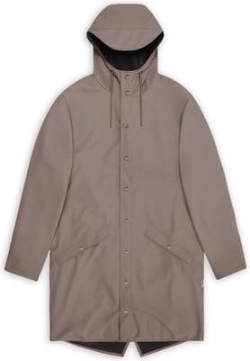 Rains Imperm&eacute;able droit mi-long &agrave; capuche