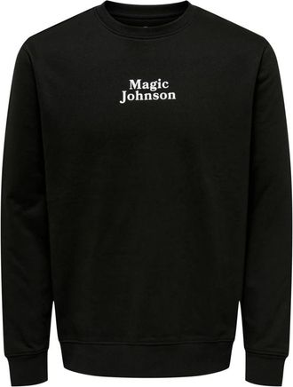 Only & Sons Celebrity Crew Neck Sweatshirt - - Sweatshirts & Hoodies - Herren - Schwarzk - L