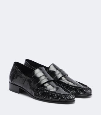 The Row Mocassins Soft Two en cuir danguille