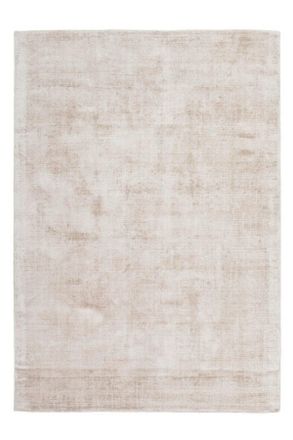 Novel Teppich Luxury 110 Elfenbein / Taupe, Creme, Taupe, Textil, Uni, rechteckig, 80x150 cm, pflegeleicht, Teppiche & Böden, Teppiche, Moderne Teppiche