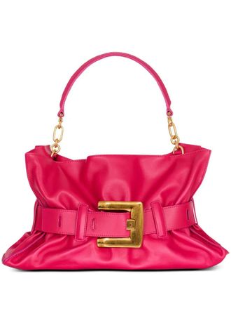 Balmain sac porté épaule Anthem médium en cuir - Rose