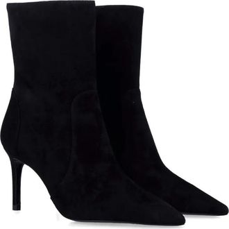 Stuart Weitzman Stiefel - Power Zip 75 Ankle Boots - Gr. 36 (EU) - in Schwarz - f&uuml;r Damen