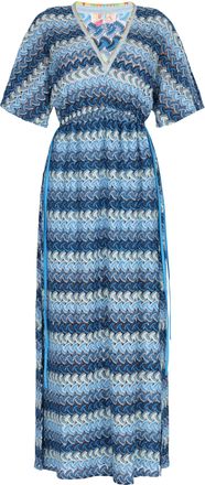 Izia Kleid Damen Blau Mehrfarbig