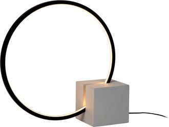 Lucide CIRKELIS - Tischlampe - &Oslash; 32 cm - LED Dim. - 1x6W 3000K - Schwarz