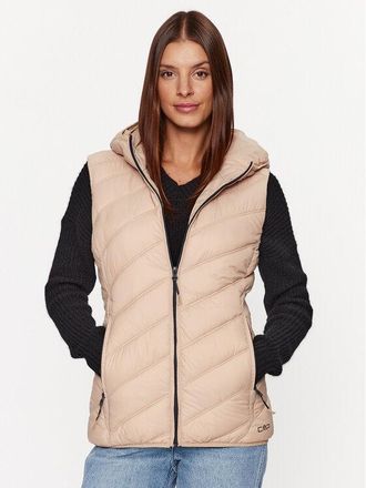 F.lli Campagnolo Bodywarmer 33K1676 Beige Regular Fit