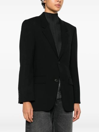 Balenciaga blazer &agrave; simple boutonnage - Noir