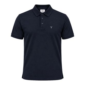 Carlo Colucci Polo Carlos Classic - Homme - Tops - Bleu - Taille: M