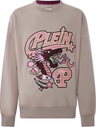 Philipp Plein Sweatshirt Ls Love - - Sweatshirts & Hoodies - Herren - Beige - M