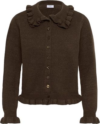 Saint Tropez Cardigan - - Knitwear - Damen - Braun - XS