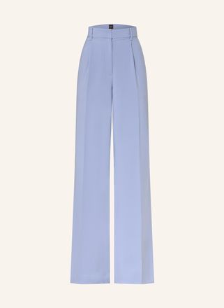 HUGO BOSS Marlenehose Tiwi blau
